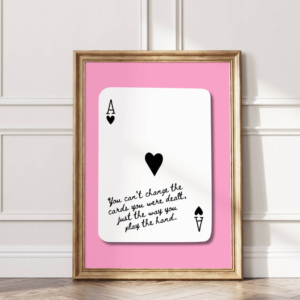 Ace Card Poster – The Art Snob